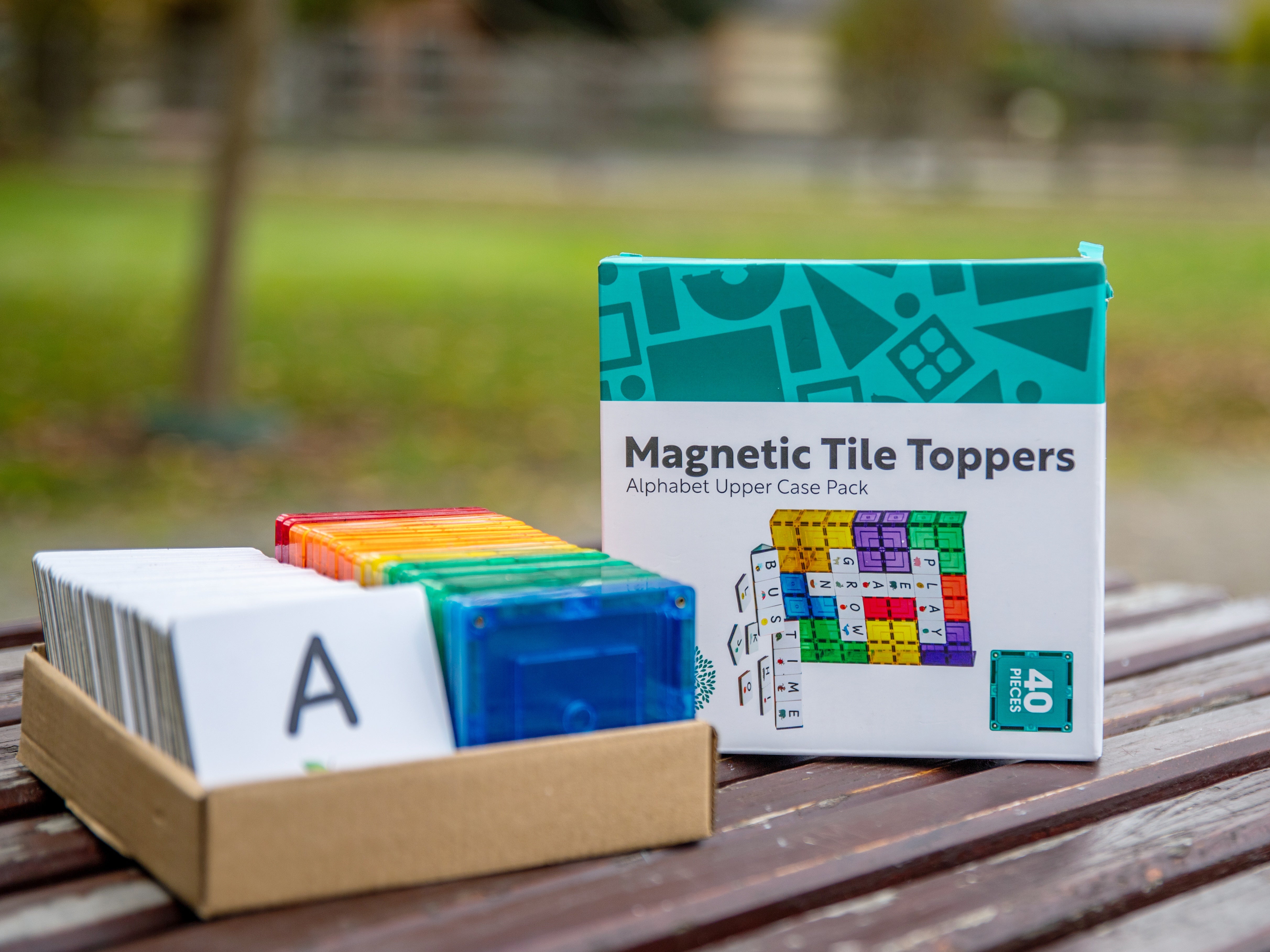 Magnetic Tile Topper - Upper Case Alphabet (40 piece) – The Forest Folk